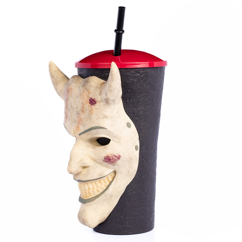 Black Phone 2 Grabber Mask Tumbler | Spooky Horror Movie Drinkware ...