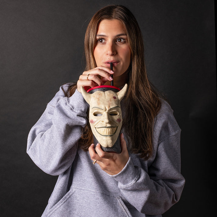 Black Phone 2 Grabber Mask Tumbler | Spooky Horror Movie Drinkware ...